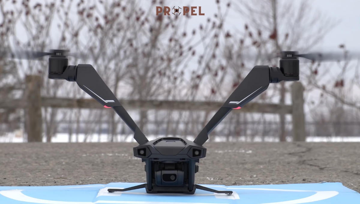 V-Coptr Falcon Review: Innovative V-Shaped Bi-Copter Drone