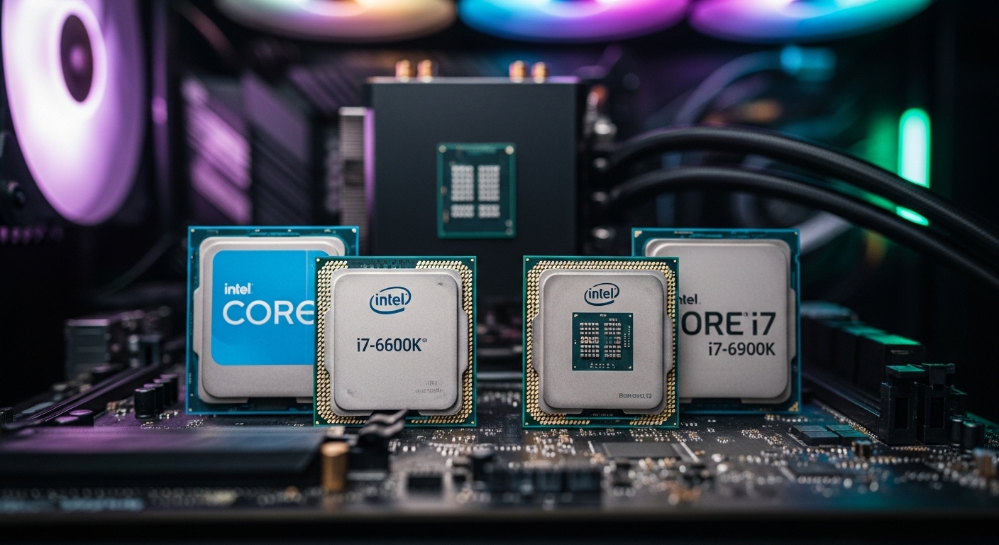 Intel Core i5-6600K vs i7-6700K vs i7-6900K Gaming: 3 CPUs