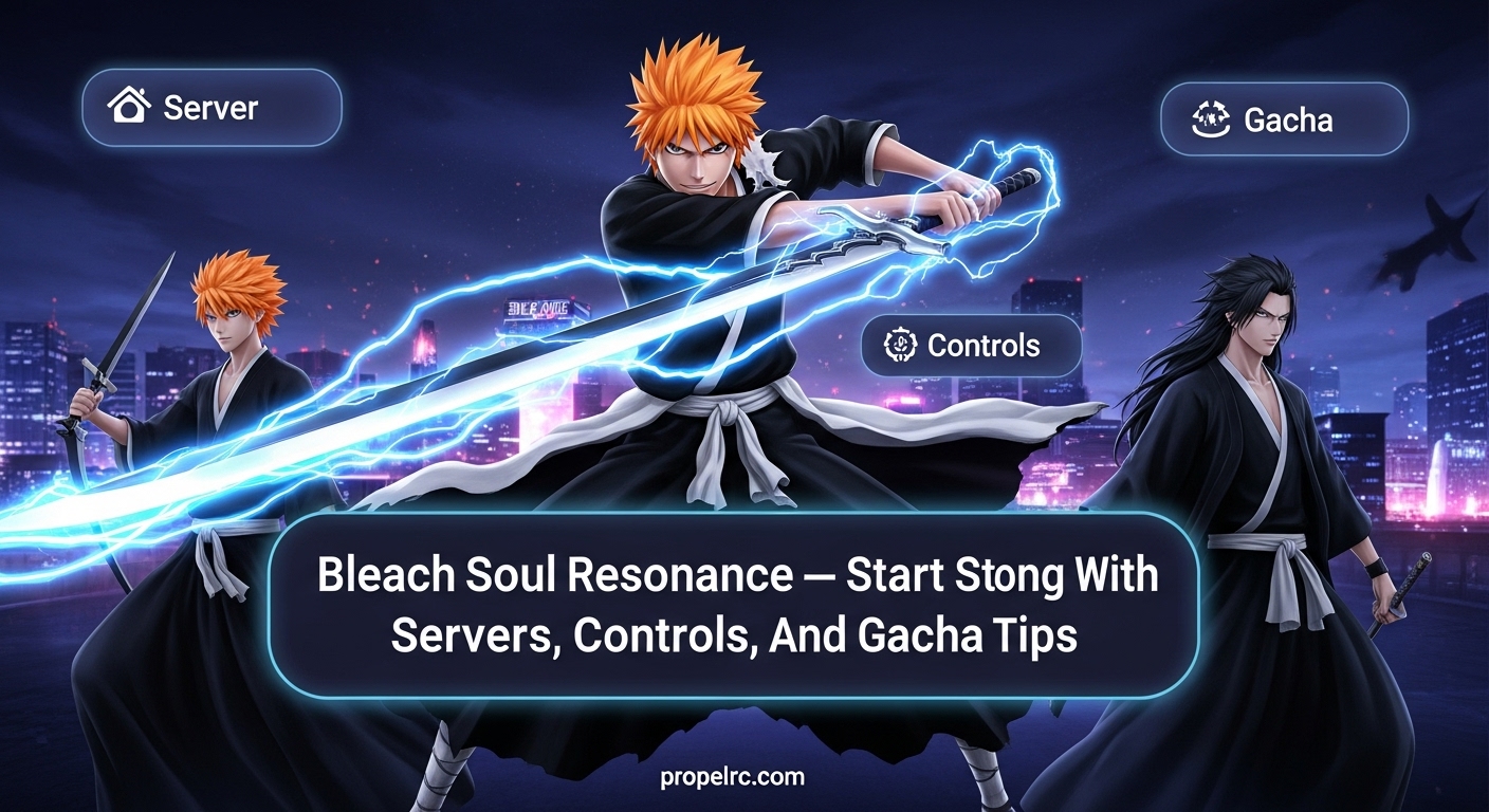 Bleach Soul Resonance Beginner Tips & Server Choice December 2025