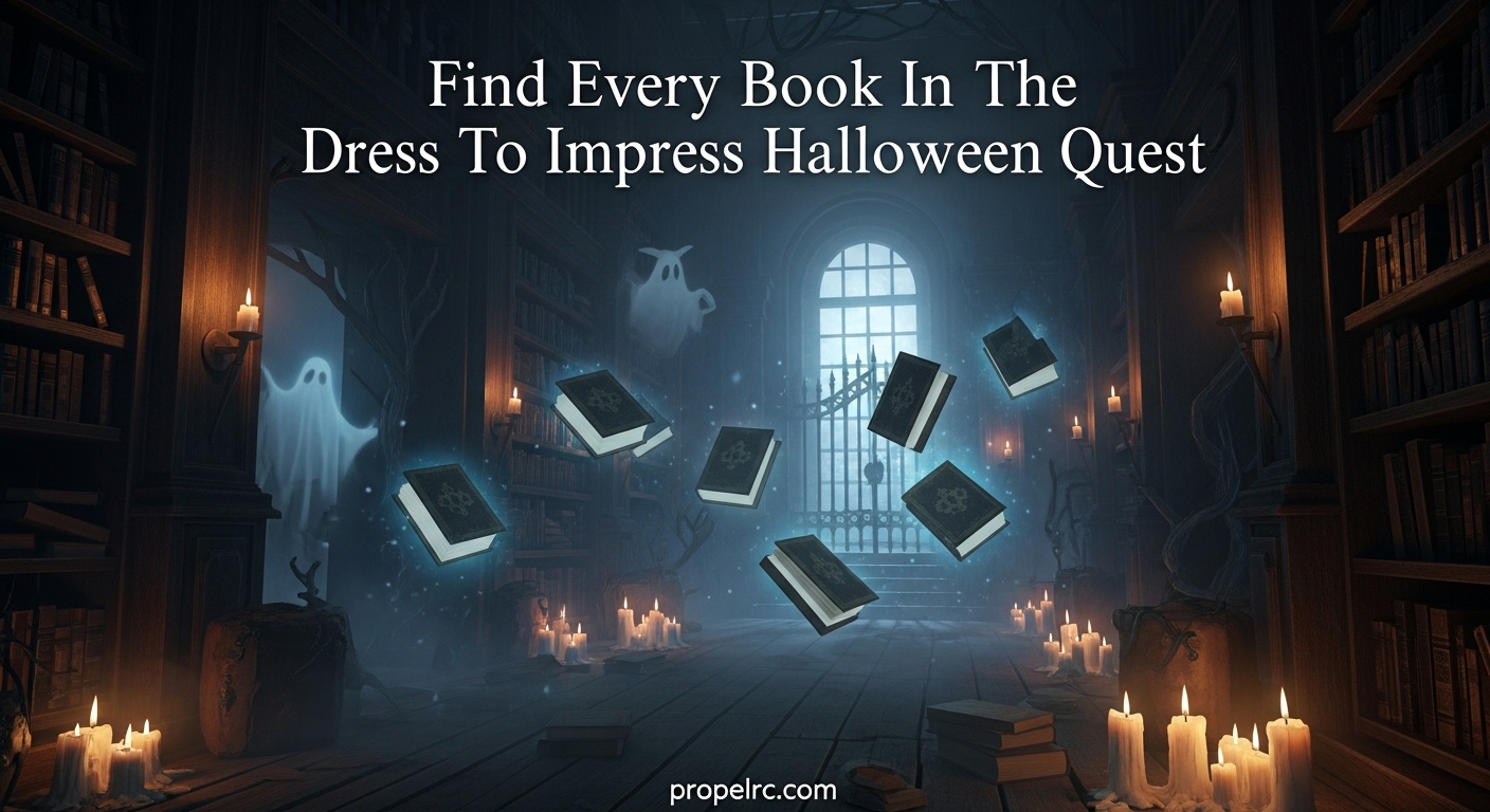 Find Every Book In DTI Halloween Library Quest December 2025