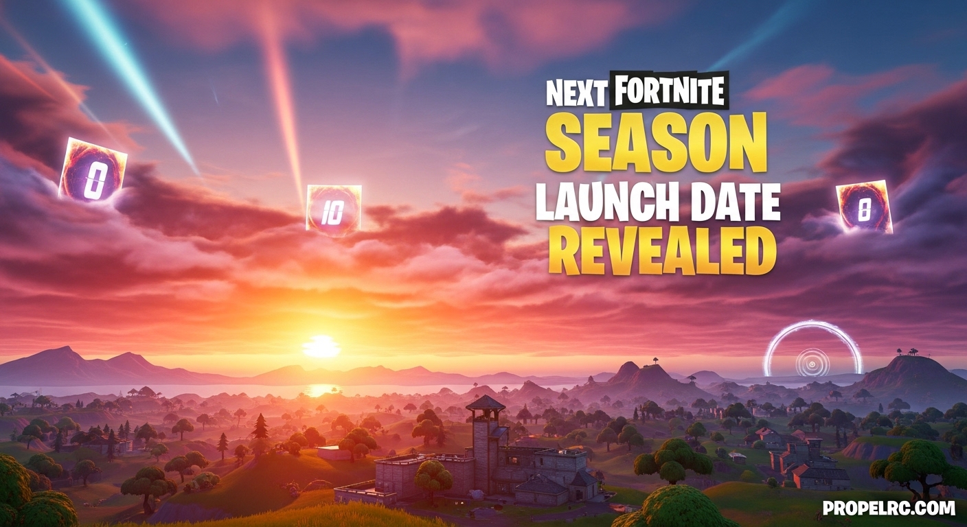 Next Fortnite Season Launch Date Revealed 2025